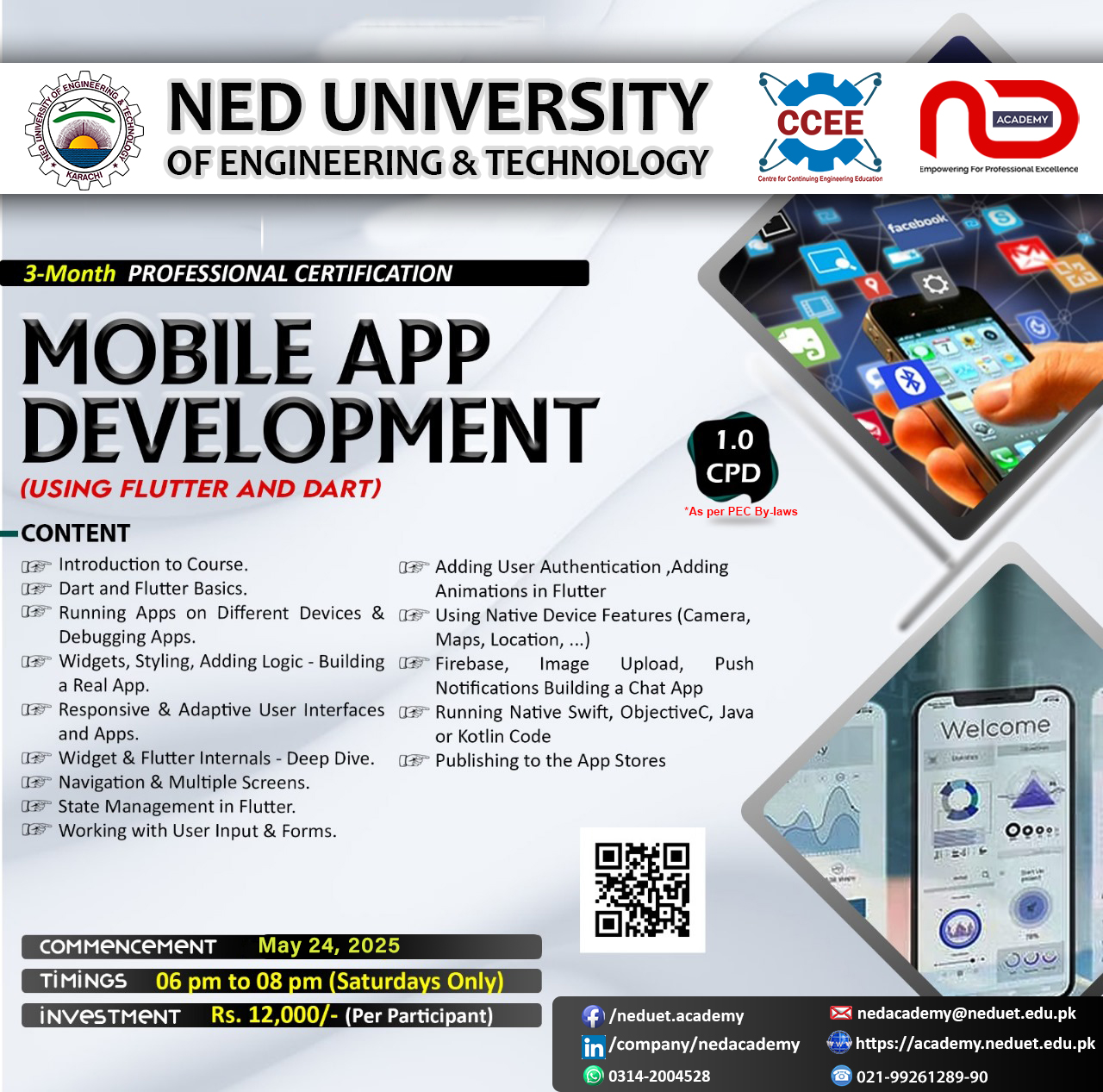 Our Programmes | NED Academy - CCEE | CMPP | PTMC